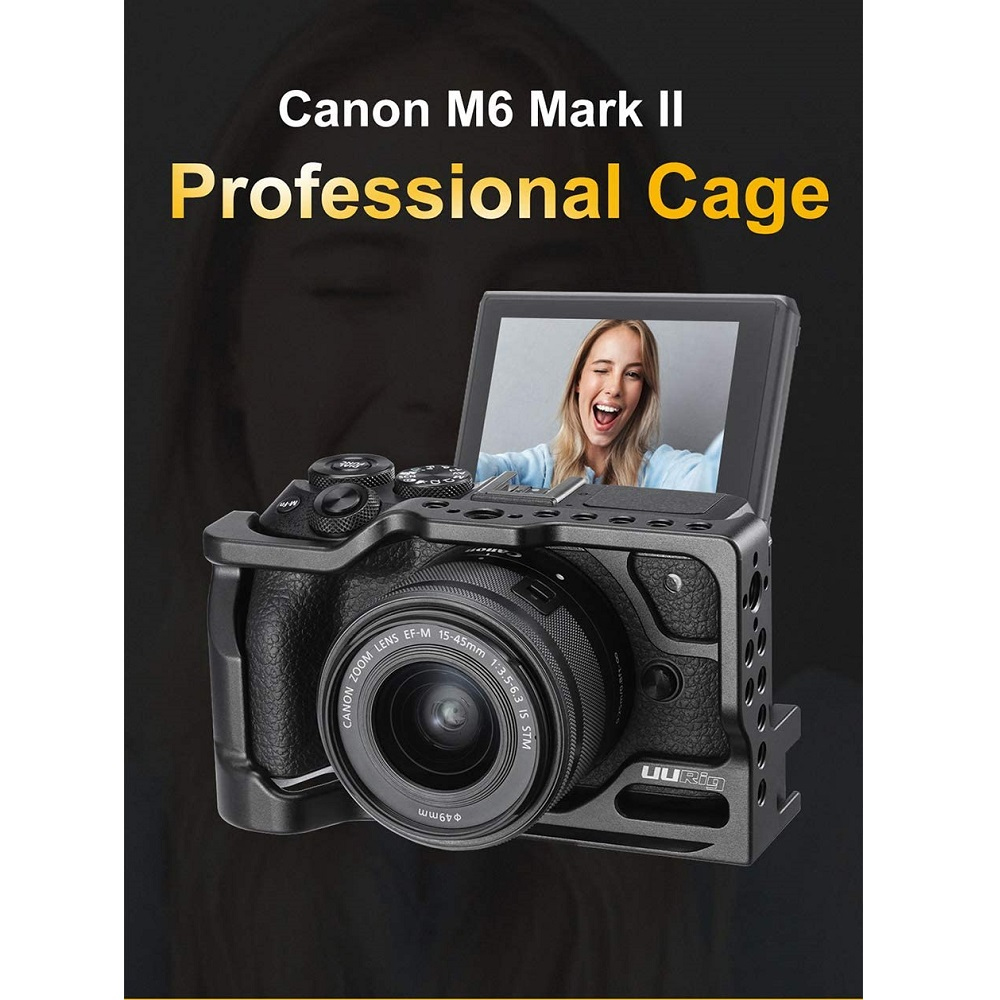ULANZI UURig C-M6MarkII Vlog Camera Cage for Canon EOS M6 Mark II ...