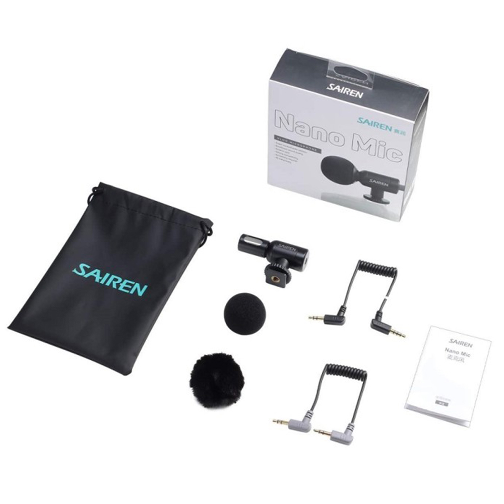 ULANZI SAIREN NANO Mini Vlogging Microphone for Camera & Smartphone ...